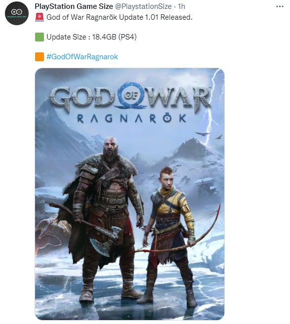 PS4《战神：诸神黄昏》18GB补丁上线 总大小或超100GB - 快乐游加速器